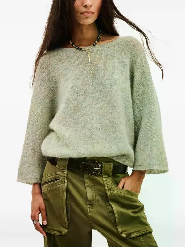 Ba&sh Isaac V-back Button-fastening Sweater