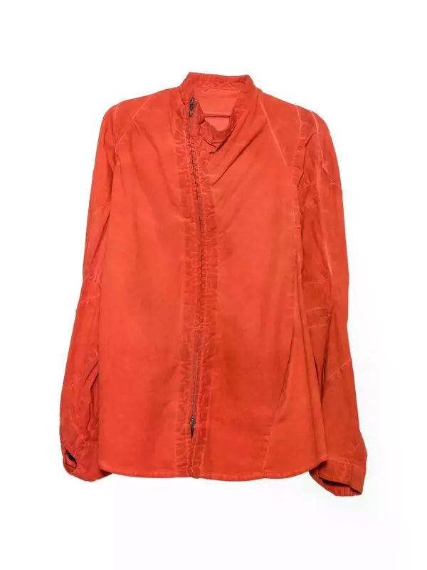 LEON EMANUEL BLANCK Asymmetrical Zip Shirt Jacket