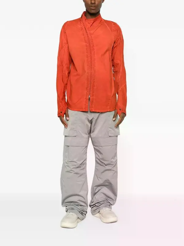 LEON EMANUEL BLANCK Asymmetrical Zip Shirt Jacket