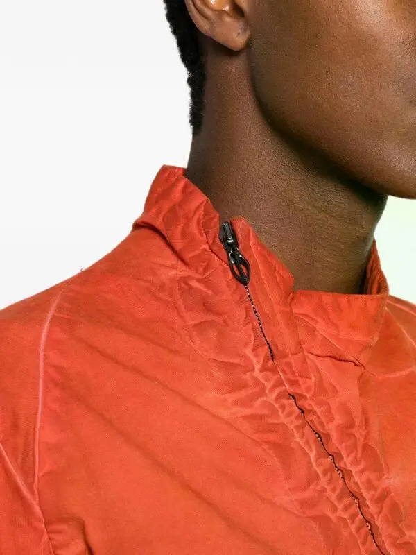LEON EMANUEL BLANCK Asymmetrical Zip Shirt Jacket