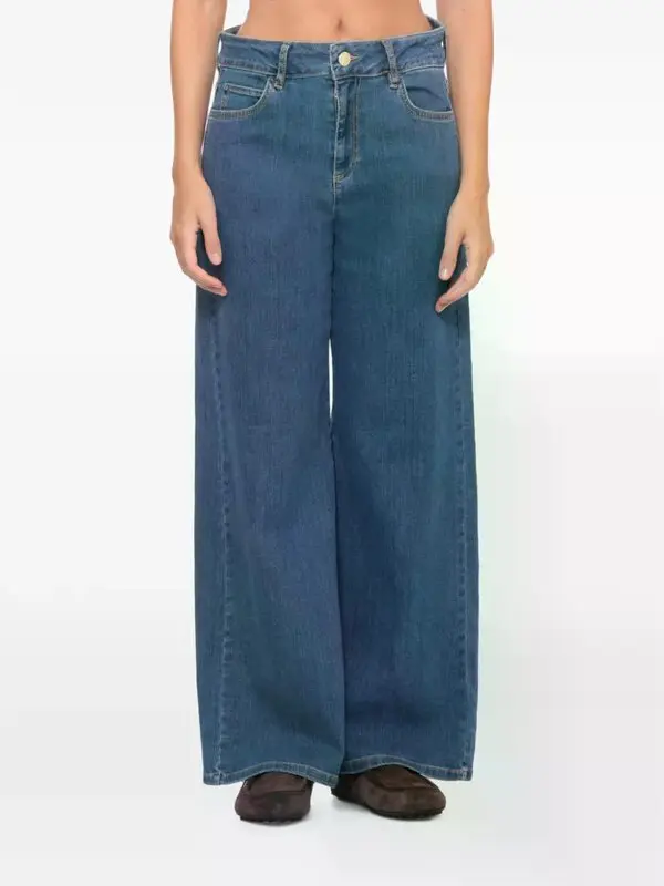 EMME Emmdisco Wide-leg Denim Jeans