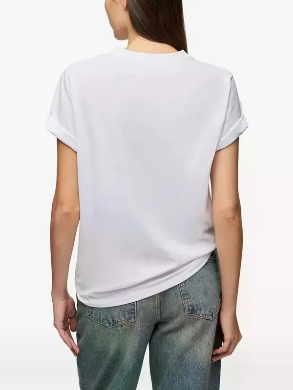 GANNI T-shirt With Mushroom Teddy