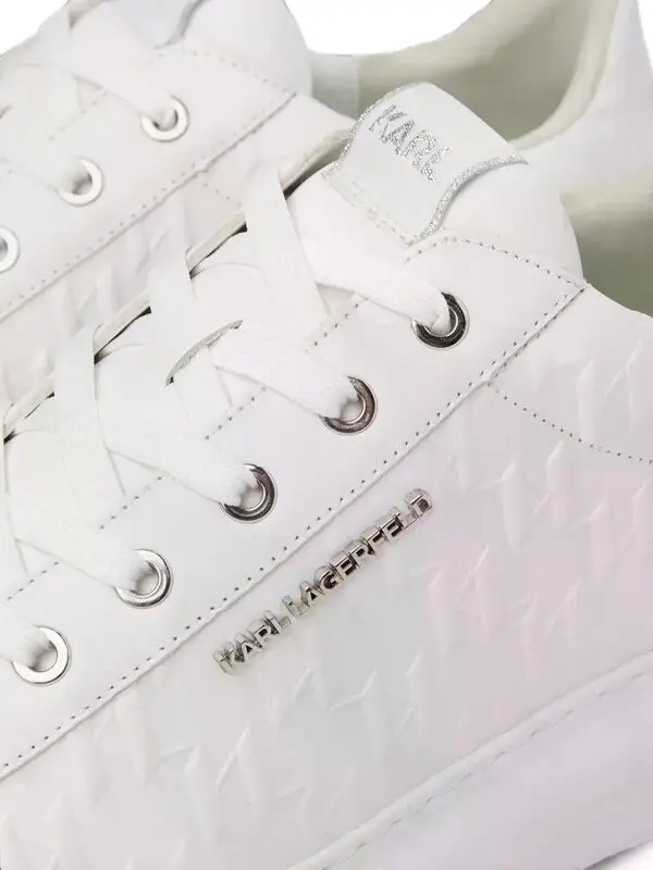 Karl Lagerfeld Kapri Monogram Embossed Sneakers
