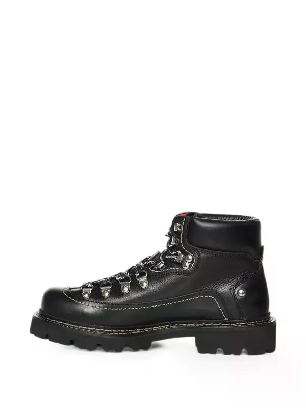 Dsquared2 Lace-up Leather Ankle Boots