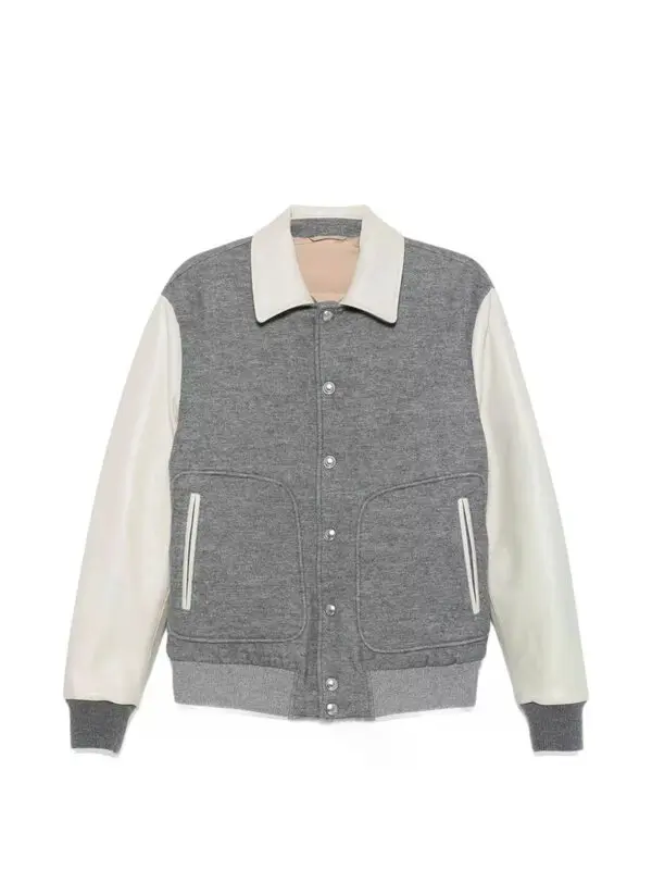 Eleventy Panelled Wool-blend Jacket