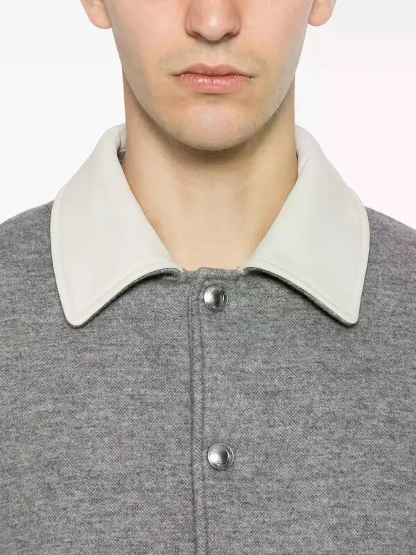 Eleventy Panelled Wool-blend Jacket