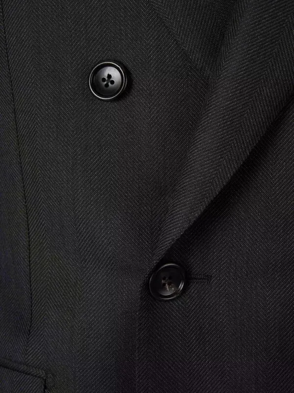 TOM FORD Herringbone Double-breasted Suit