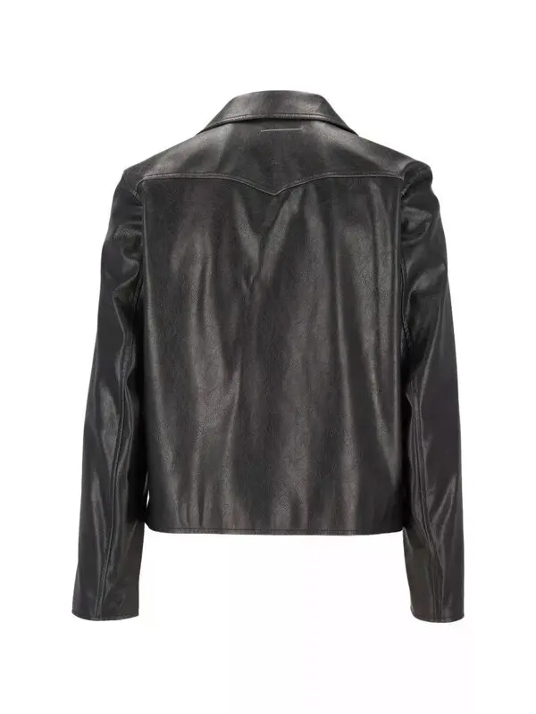 MAISON MARGIELA Button-up Notched-lapel Biker Jacket