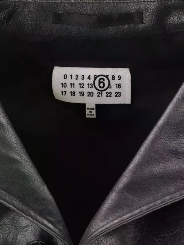 MAISON MARGIELA Button-up Notched-lapel Biker Jacket
