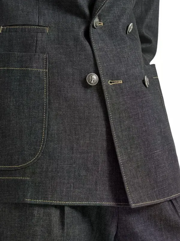 Brunello Cucinelli No-fade Lightweight Denim Taylor Suit