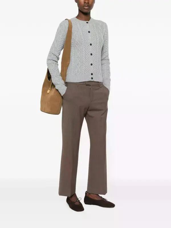 Eric Bompard Cable-knit Cardigan
