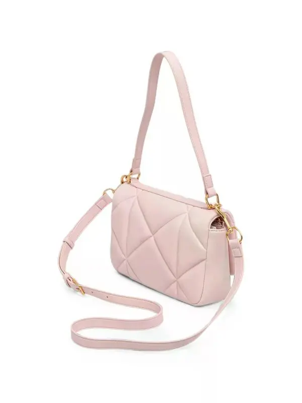 Moschino Quilted Logo-plaque Shoulder Bag