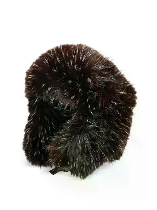 UNCOMMON Faux-fur Ear-flap Hat - Brown