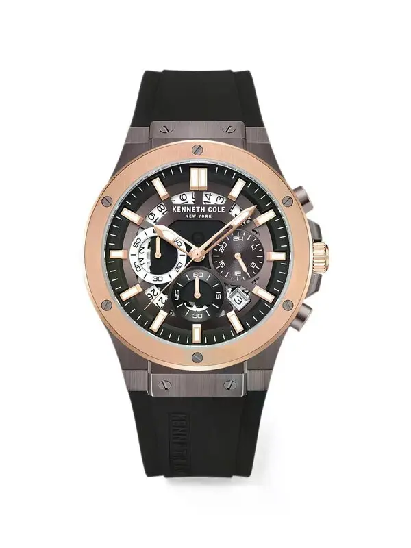 KENNETH COLE Chronograph Skeleton 43mm Watch
