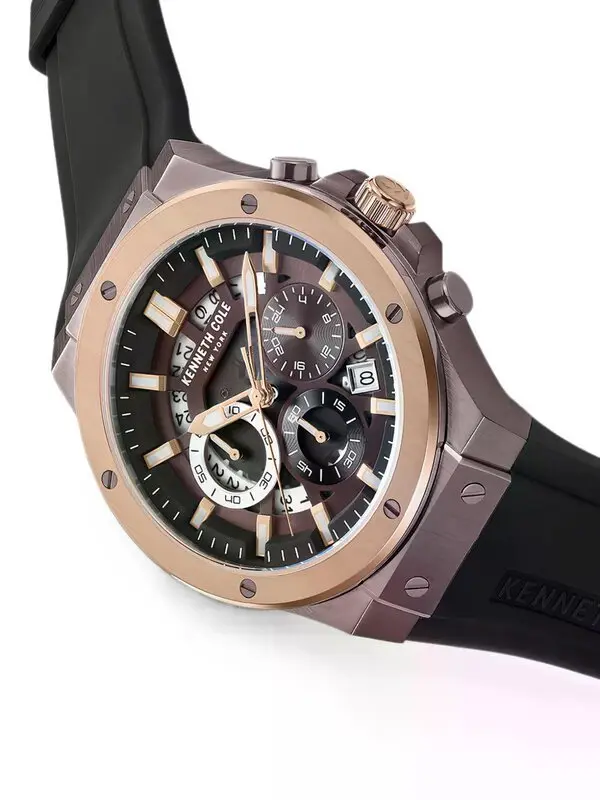 KENNETH COLE Chronograph Skeleton 43mm Watch