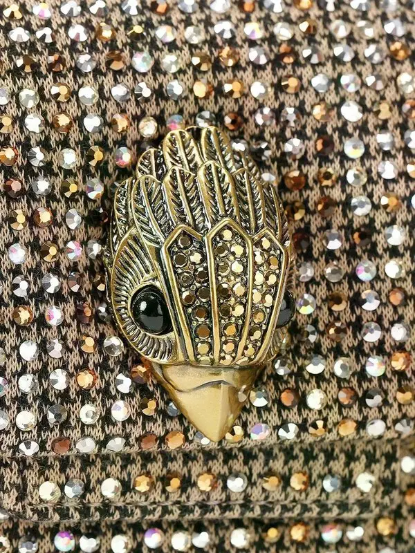 Kurt Geiger Crystal-embellished Eagle-detail Shoulder Bag