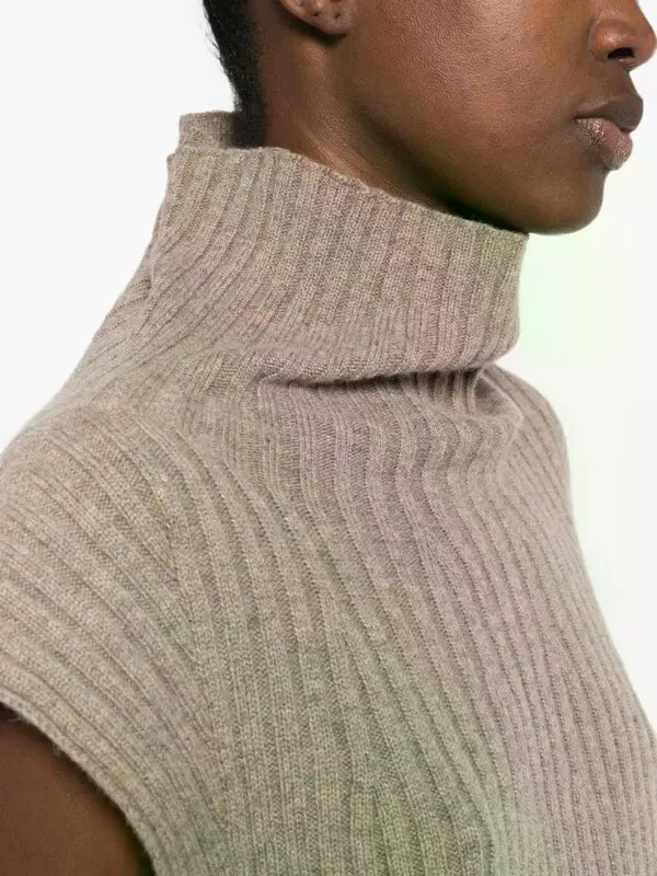 Eric Bompard Ribbed Sleeveless Vest