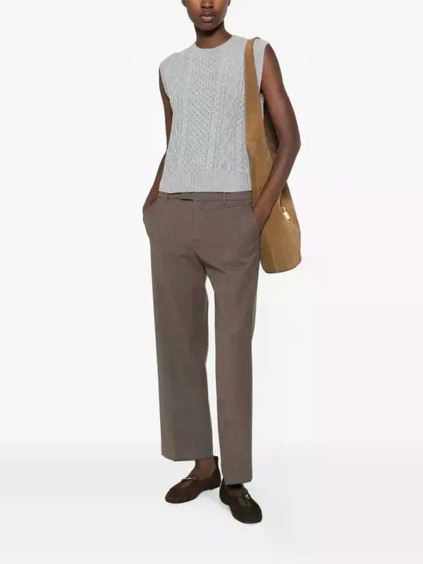 Eric Bompard Cable-knit Vest