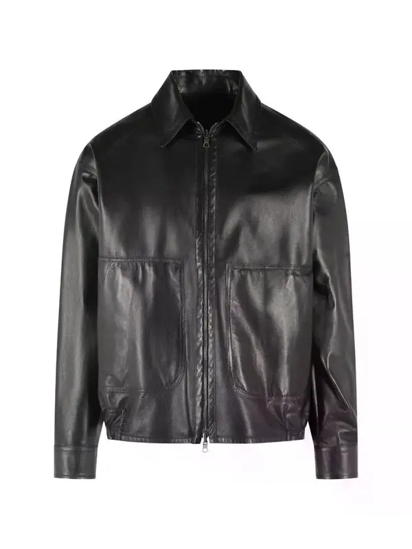 SALVATORE SANTORO Zip-up Leather Jacket