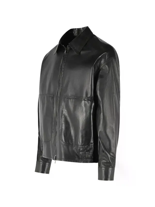 SALVATORE SANTORO Zip-up Leather Jacket