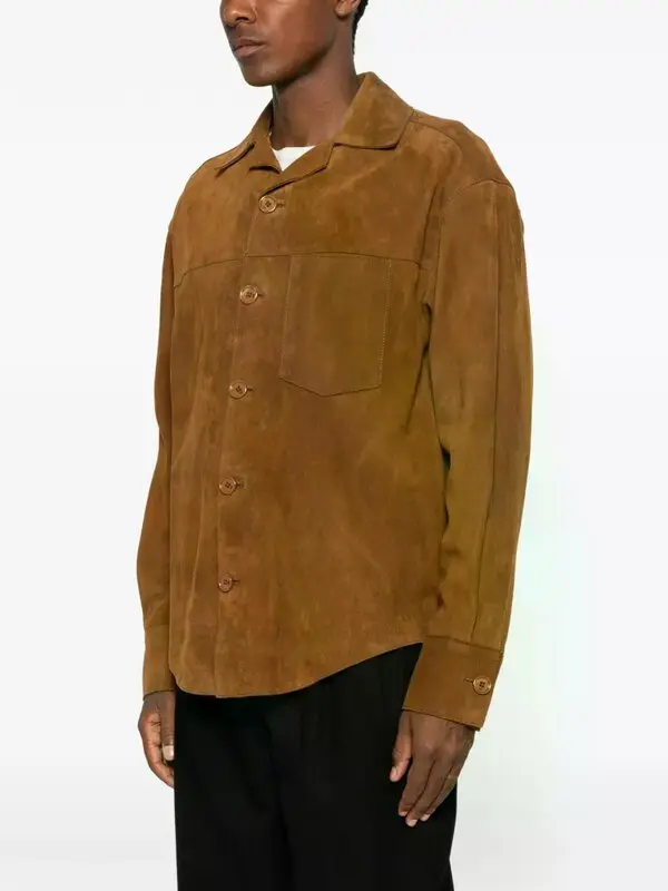 AMI Paris De Coeur Suede Jacket