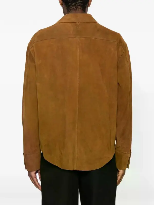 AMI Paris De Coeur Suede Jacket