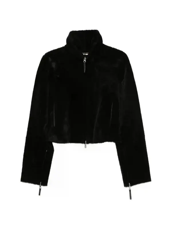 UTZON Cropped Zip-up Reversible Jacket