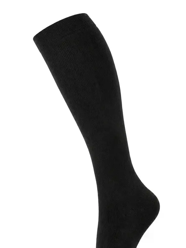 Fogal Cocoon Ribbed-knit Socks - Black