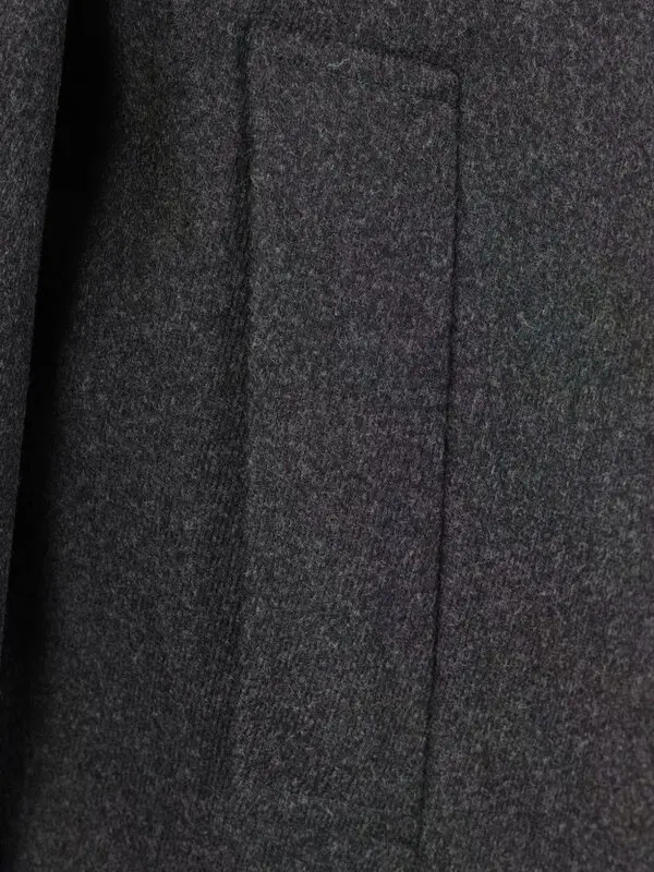 JIL SANDER Button-fastening Wool Coat
