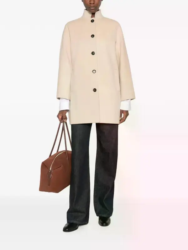 ROSSO 35 High-neck Button-up Coat