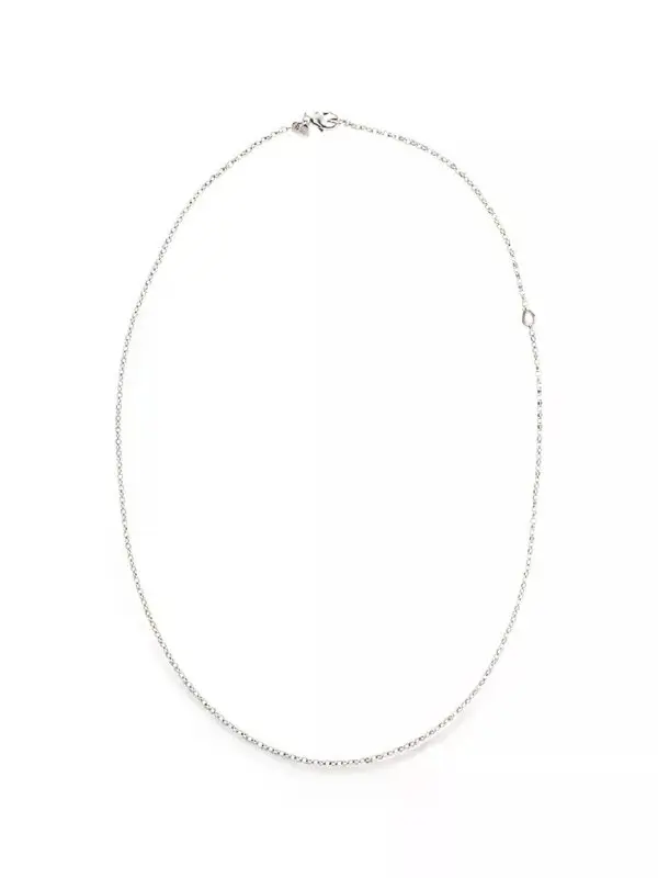 Tamara Comolli 18k White Gold Belcher Chain Necklace
