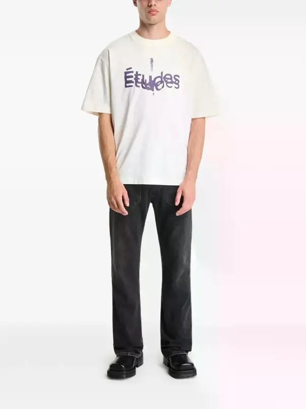 Études Studio Studio Sound Scan Logo-print T-shirt