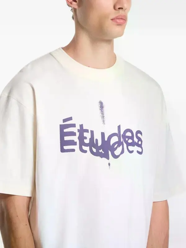 Études Studio Studio Sound Scan Logo-print T-shirt