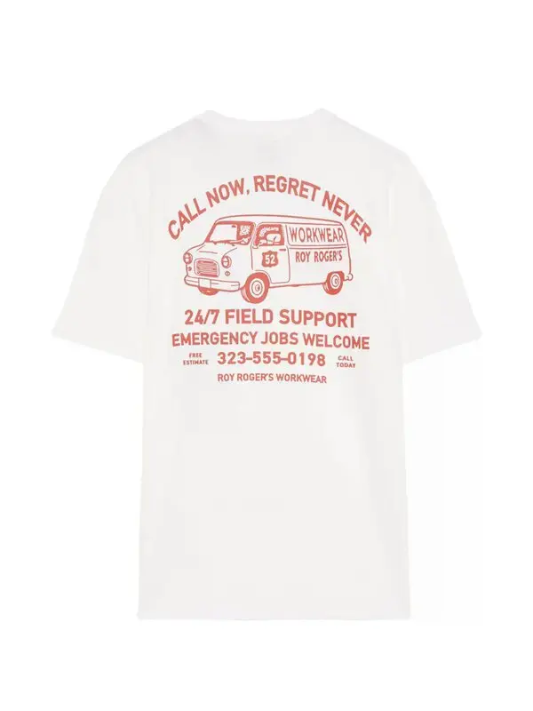 ROY ROGER'S Logo-print Cotton T-shirt