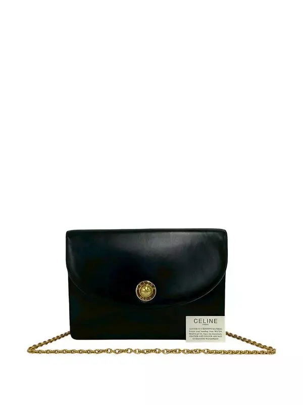 Celine 1995 Leather Chain Crossbody Bag