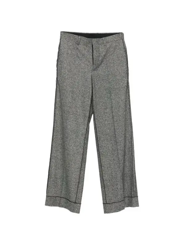 MAISON MARGIELA Belt-loop Wide-leg Trousers - Grey