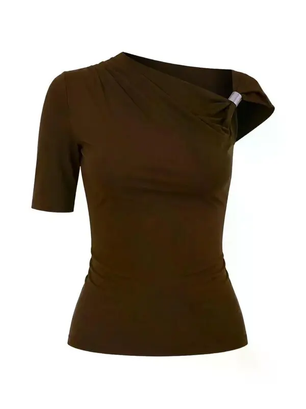 KAOS One-shoulder Ring-detail Top