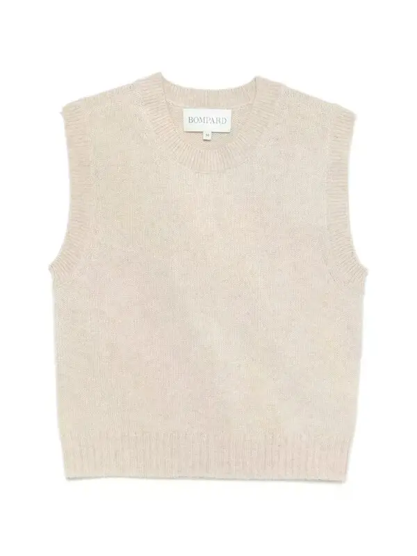Eric Bompard Sleeveless Knit Vest - Neutrals