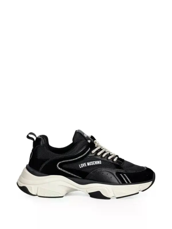 Moschino Logo-print Panelled Sneakers