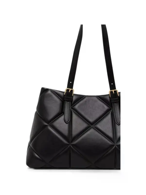 Moschino Quilted Logo-plaque Tote Bag