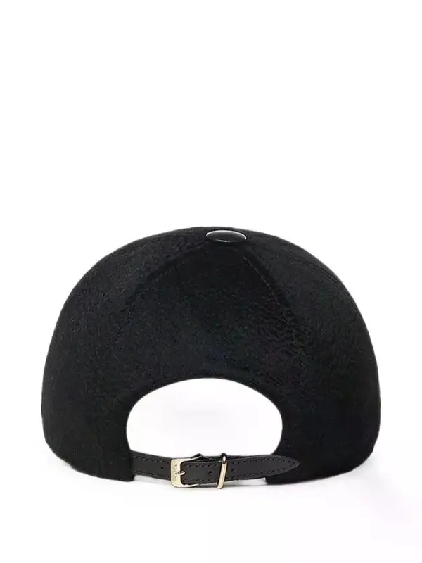 Max Mara Logo-patch Cashmere Baseball Cap