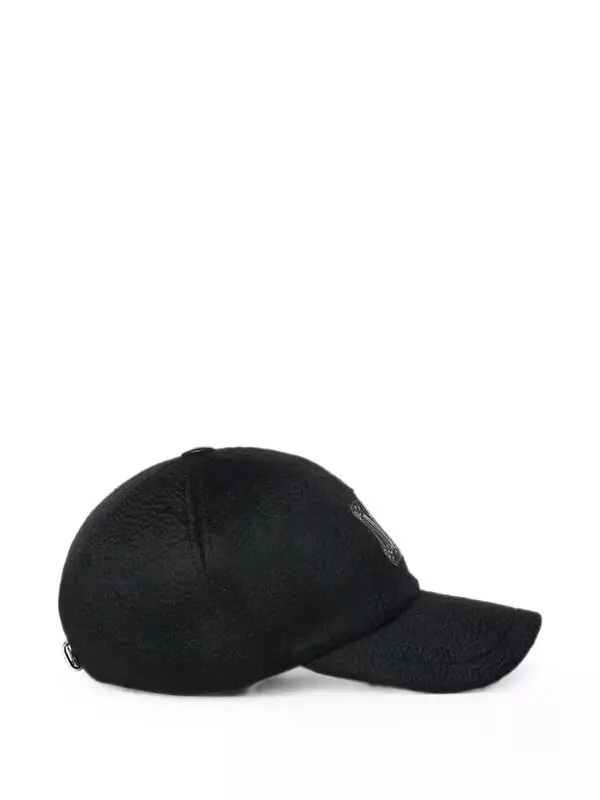 Max Mara Logo-patch Cashmere Baseball Cap