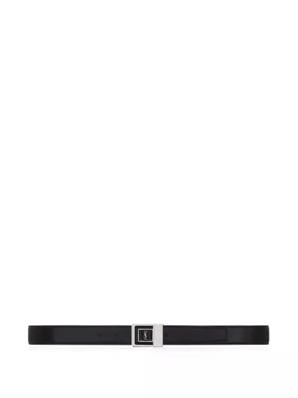 Saint Laurent La 66 Belt In Smooth Leather