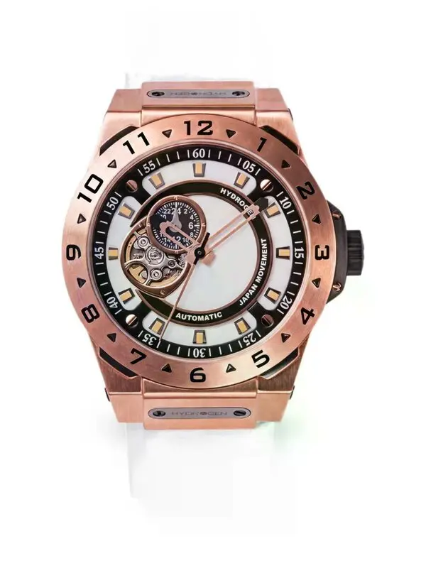 HYDROGEN Vento 44mm Open-heart Dial Watch