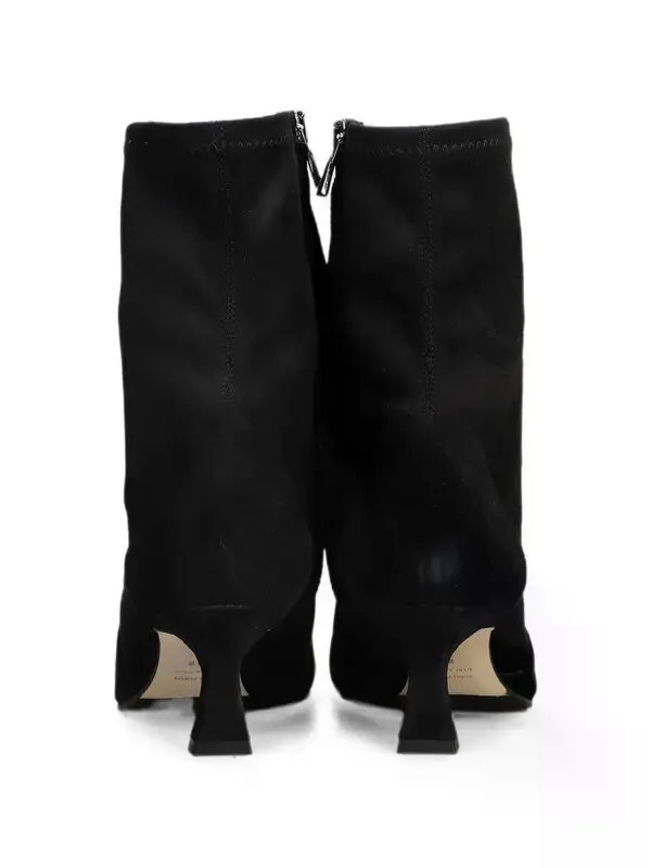 THE SELLER Pointed-toe Kitten-heel Ankle Boots