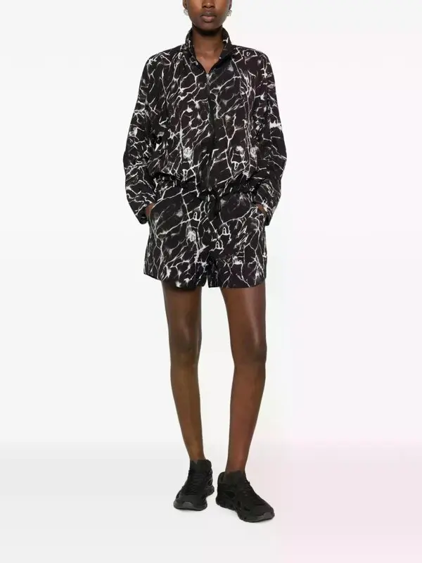 DEHA Abstract-print Zip-up Jacket