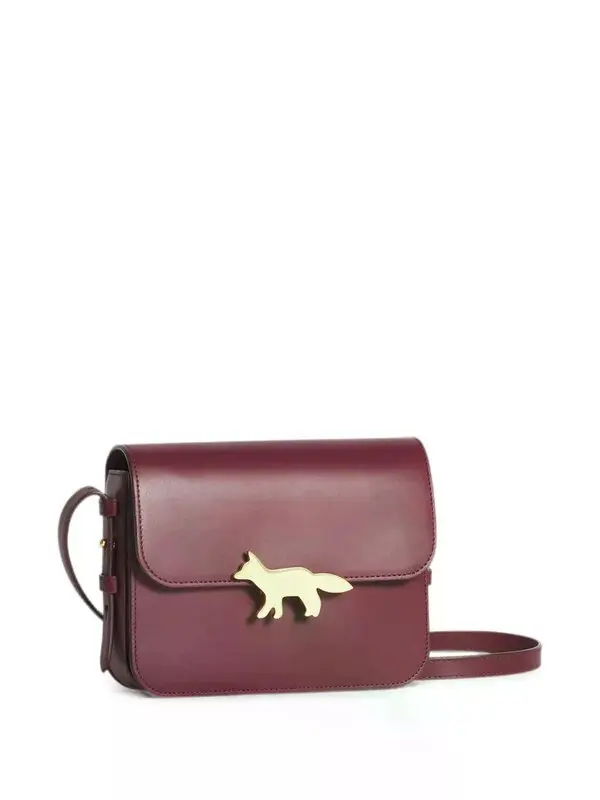 Maison Kitsuné Edie Fox-plaque Shoulder Bag