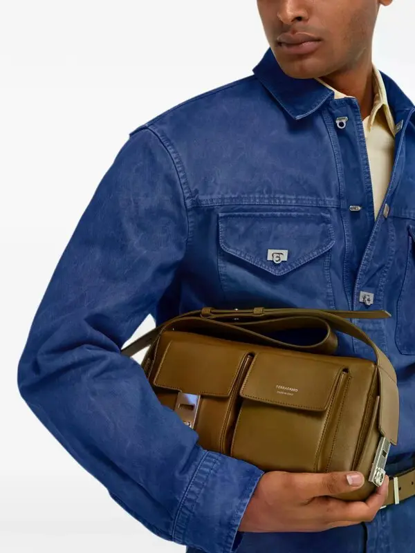 FERRAGAMO Medium Hug-buckle Messenger Bag