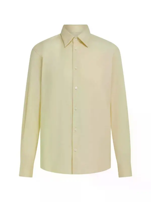 FERRAGAMO Shirt With Micro Print - Neutrals