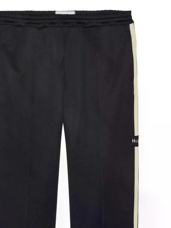 HOPEIUM Side-stripe Logo-patch Track Pants